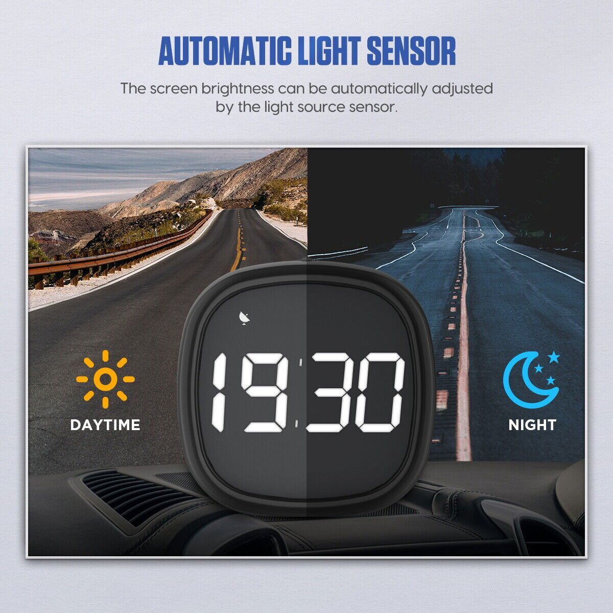 Auto Digitaler GPS-Tachometer HUD Head-Up-Display Übergeschwindigkeit ...