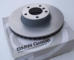 Rear Brake Disc Rotor Set of 2 Genuine BMW 34216855007 E81 E87 E90 E91 ...