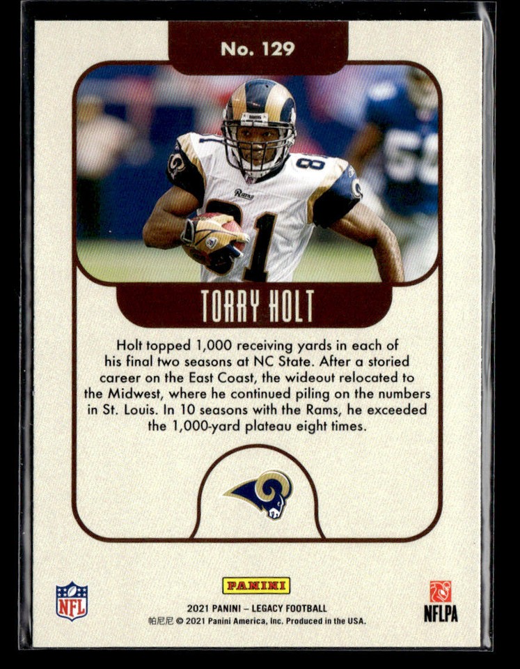 2021 Panini Legacy #129 Torry Holt card | eBay