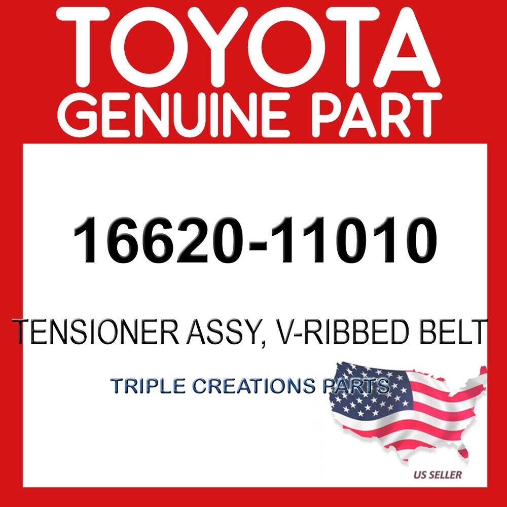 TOYOTA GENUINE 1662011010 TENSIONER ASSY 16620-11010 | eBay