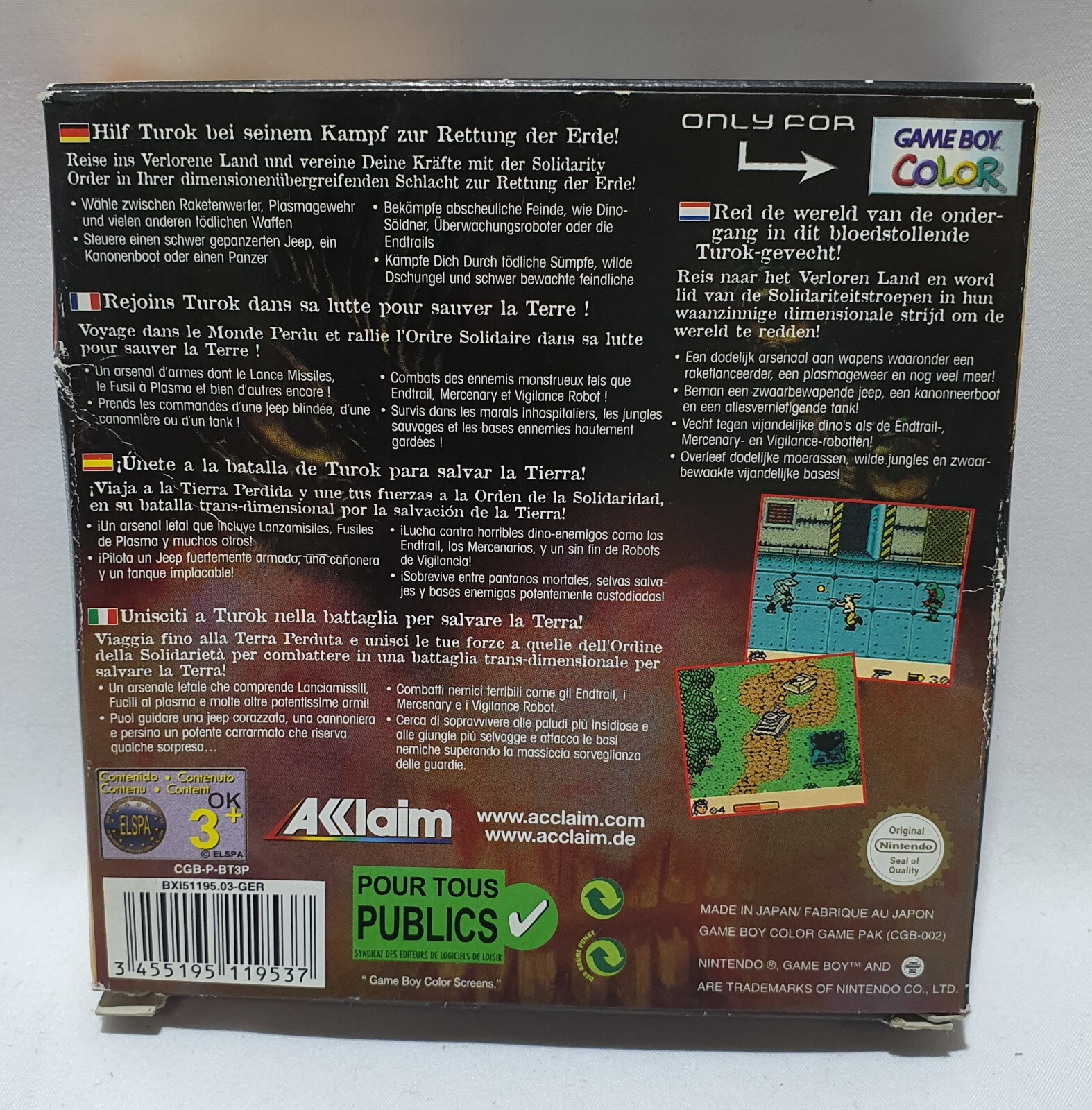 Turok 3-Shadow of Oblivion (Nintendo Game Boy Color) online kaufen ...
