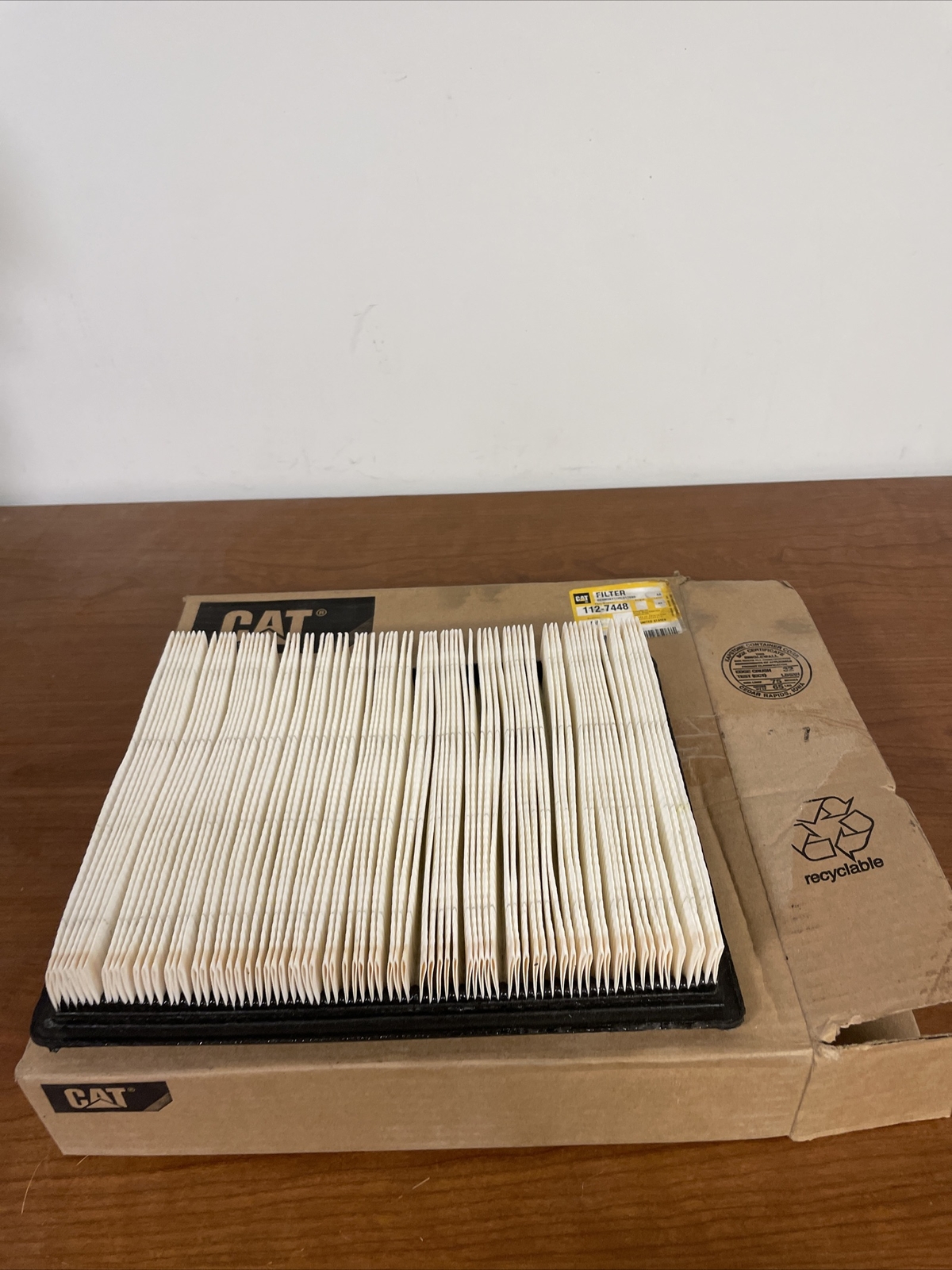 Genuine Caterpillar CAT Air Filter Element 112-7448 1127448 for sale ...