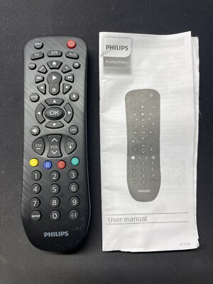PHILIPS SRP9232D/27 Multi Function 3-DeviceTV STR AUD Universal Remote ...