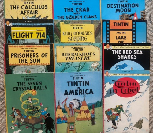 TINTIN Collection Herge 12 PB Comics vintage humour adventure | eBay ...
