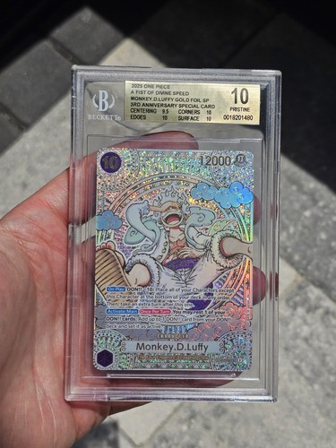 Beckett BGS 10 Monkey.D.Luffy Gold Foil SP OP05-119 OP11 A Fist of ...