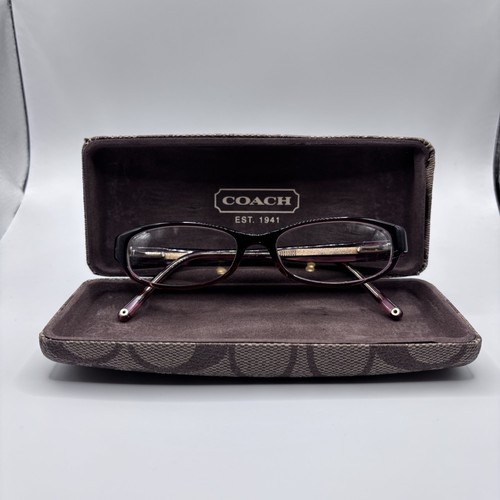 Coach Gwendolyn 2012 Eyeglass Frames Rectangular Burgundy Full Rim 48 ...
