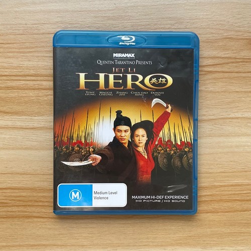 Hero Blu-ray, 2002 Jet Li Quentin Tarantino Presents (Region Free) VERY ...
