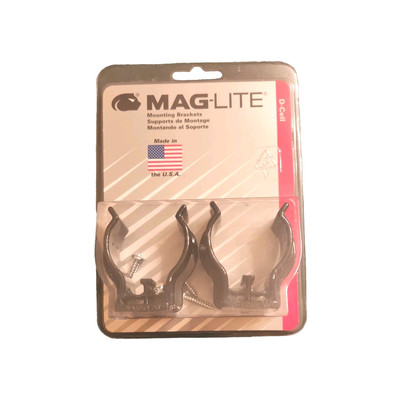 Maglite ASXD026 D-Cell Flashlight Mounting Brackets - Universal Fit ...