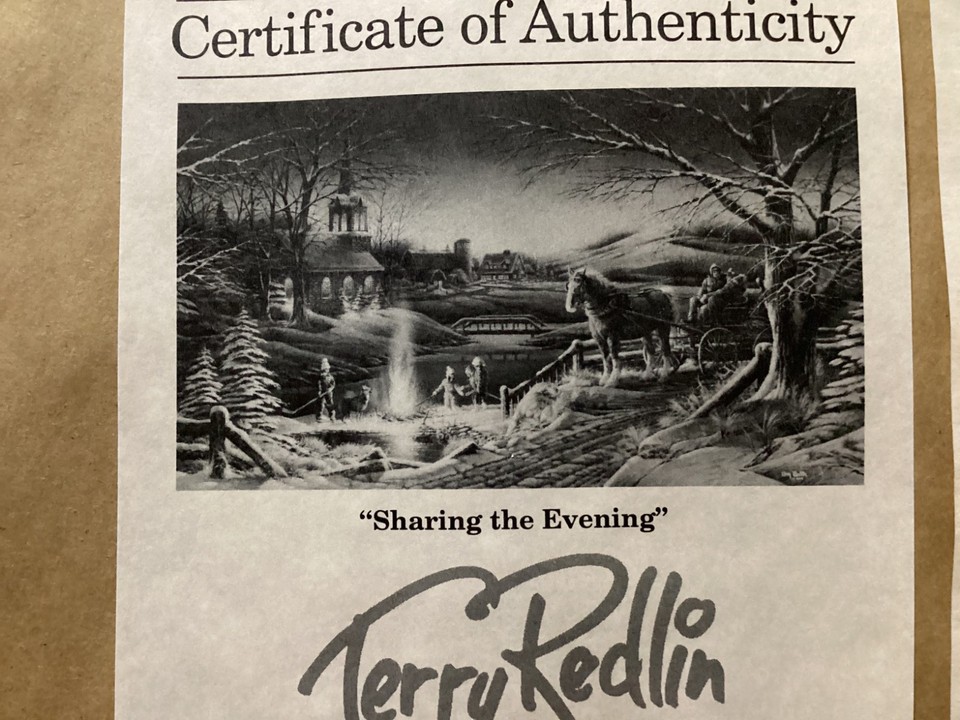 Sharing the Evening - TERRY REDLIN -Sign & Number Limited Edition Print ...