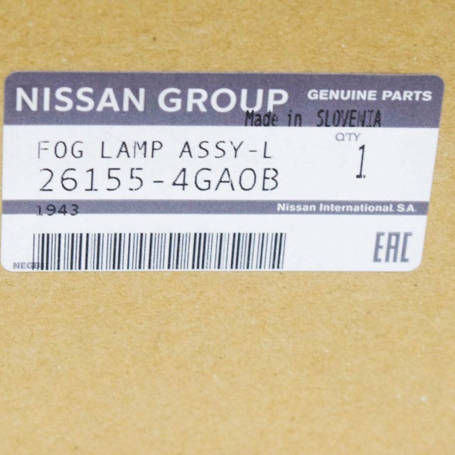 OEM Nissan Maxima A36 Front Left Fog Light Lamp 26155-4ga0b Genuine for ...
