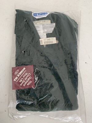 Topps CO07-5575 NOMEX COVERALL 4.5 oz Green New Vintage Sz 42-R ...