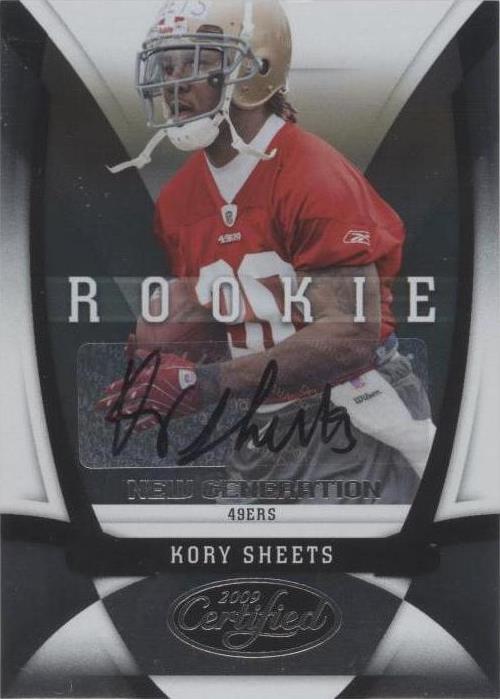 Las mejores ofertas en 2009 Certified Kory Sheets #172 | eBay