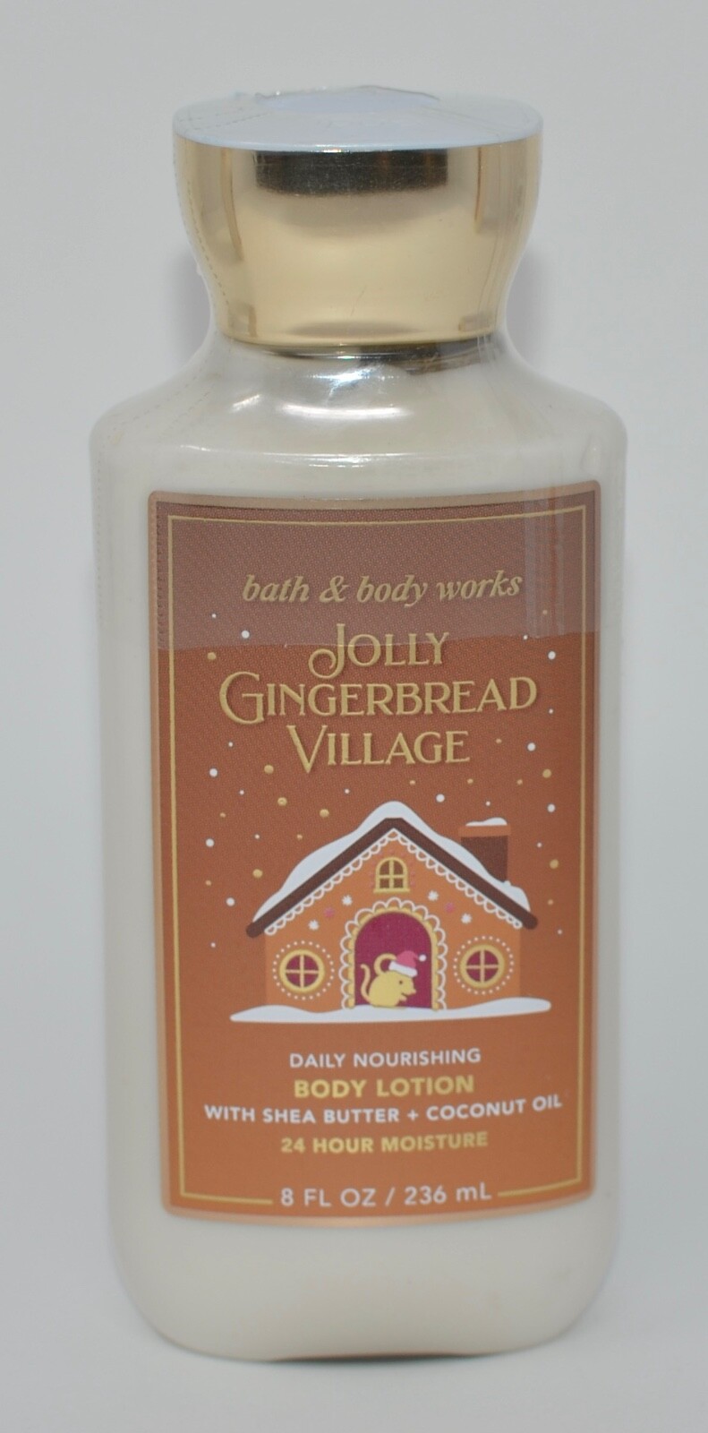 1 NEW BATH & BODY WORKS JOLLY GINGERBREAD VILLAGE LOTION CREAM 8 OZ ...