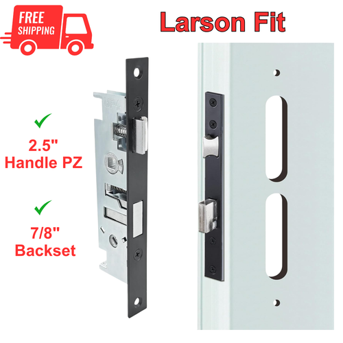 US Flat Slot Storm Door Mortise Lock Body Fits for Larson Doors, 7/8 ...