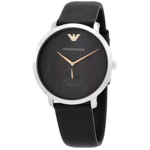 MONTRE SLIM HOMME ARMANI AR11162 CADRAN NOIR - CERTIFICAT - GARANTIE ...