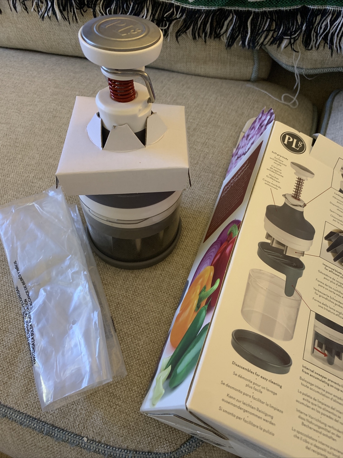 PL8 Professional Food Chopper, PL8-1020, Grey & White, 1-Cup Capacity ...