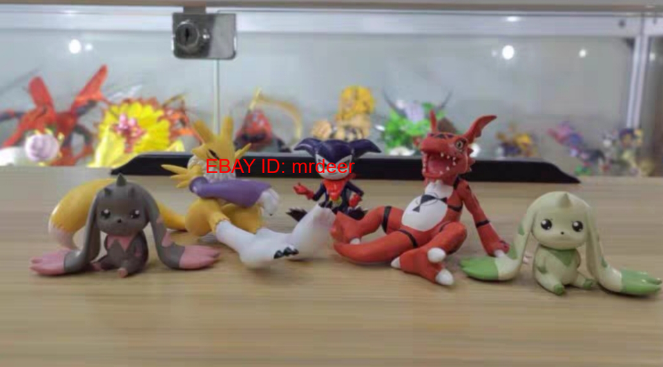 In Stock EVO Studios Digimon Guilmon Renamon Lopmon Terriermon Impmon Bundle Hot | eBay