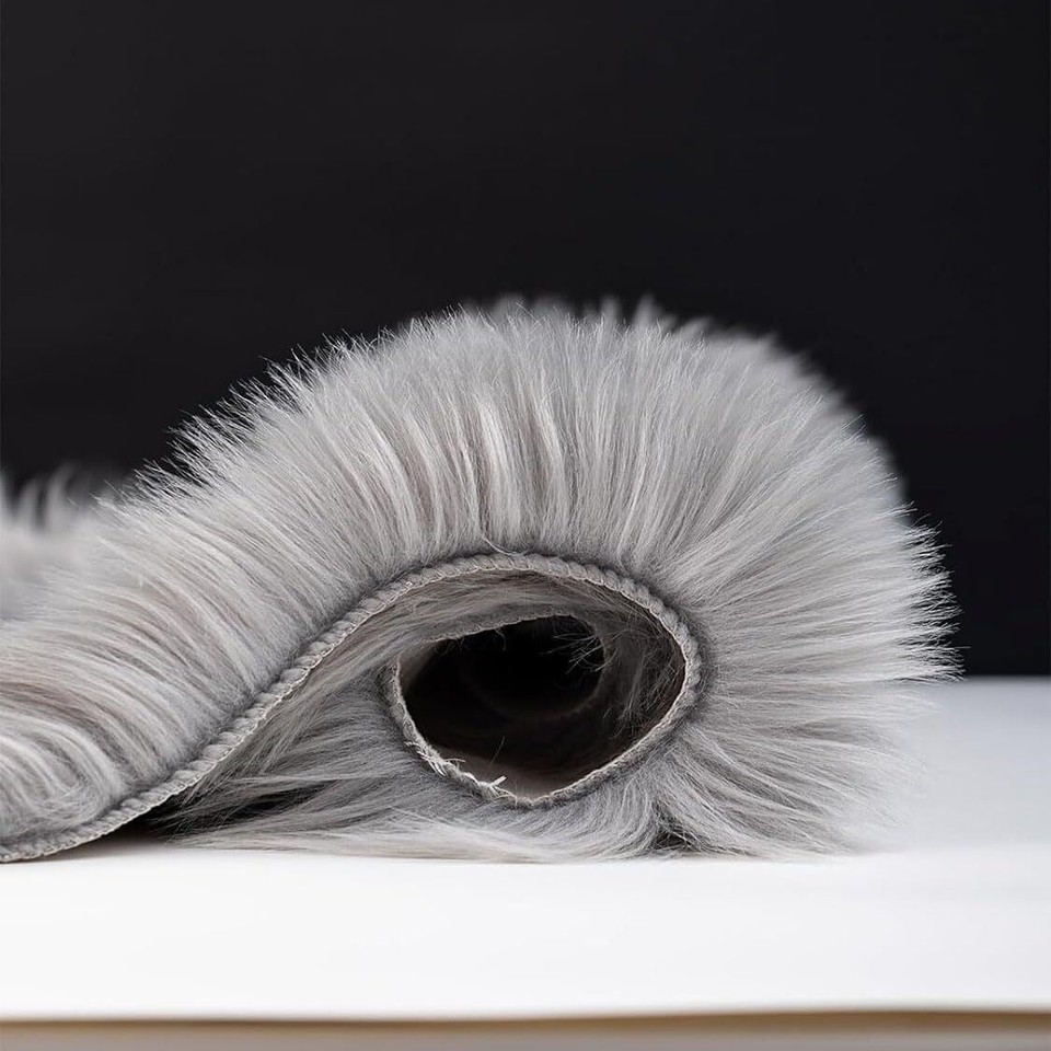 Fluffy Rugs Large Shaggy Rug Bedroom Living Room Anti Slip Soft Carpet ...
