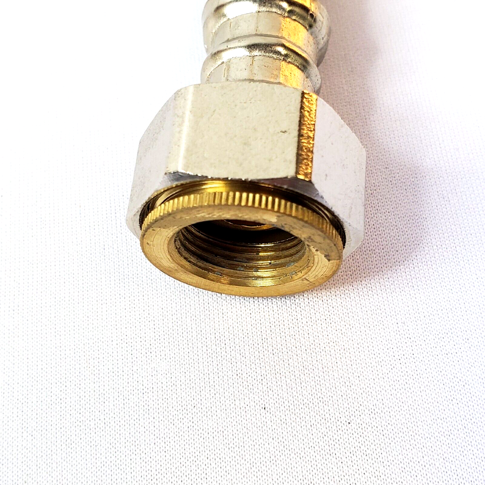 Fluidmaster 12" Toilet Water Supply Connector Stainless Steel Braided ...