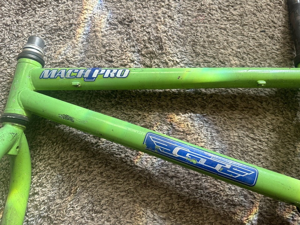 GT Mach 1 Pro Bmx Frame Double Bar Down Tube Rare Frame And Fork | eBay