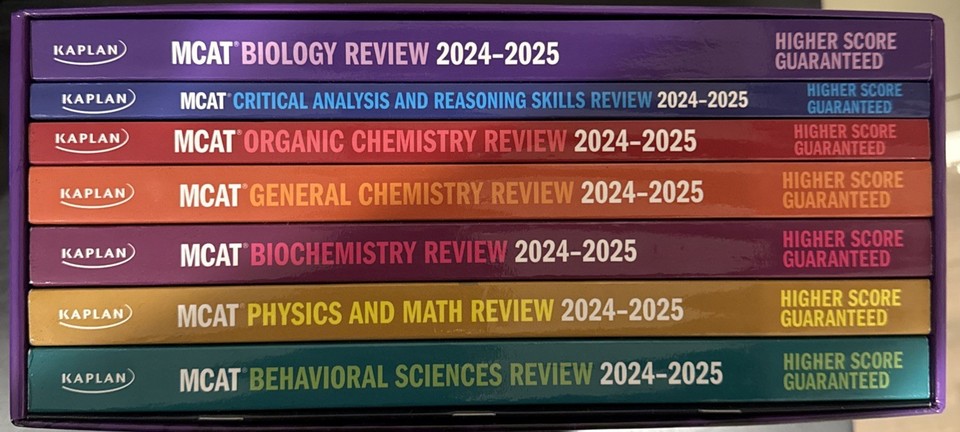 Kaplan MCAT Complete 7-Book Subject Review 2024-2025, Set Includes ...