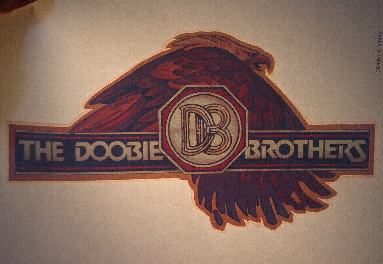 DOOBIE BROTHERS BROS LOGO 1970's VINTAGE IRON ON TRAN… - Gem