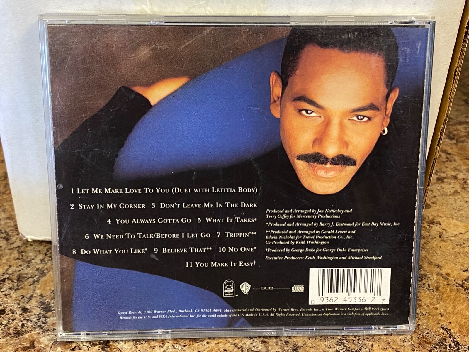 Keith Washington – You Make It Easy CD Qwest 1993 [contemporary R&B ...