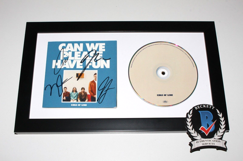KINGS OF LEON SIGNED FRAMED 'CAN WE PLEASE HAVE FUN' CD COVER ALBUM ...