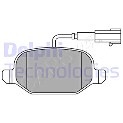 DELPHI Disc Brake Pad Set For ALFA ROMEO Mito 955 08- 77365752 | eBay