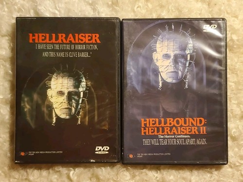 Hellraiser I & II: Hellbound (2 DVD Lot) Clive Barker Horror Classic Region Free | eBay
