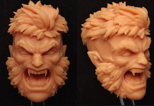 1/18 Sabretooth Roaring Head Sculpt Model Fit 3.75inch Male Action ...