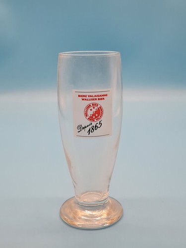Walliser Valaissane Biere 1dl Brauerei Bierglas Bier Glas alt Pils ...