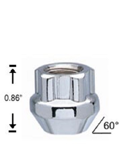 4 Pc LINCOLN CONTINENTAL OPEN LOCKING LUG NUTS CUSTOM WHEEL LOCKS 12x1 ...