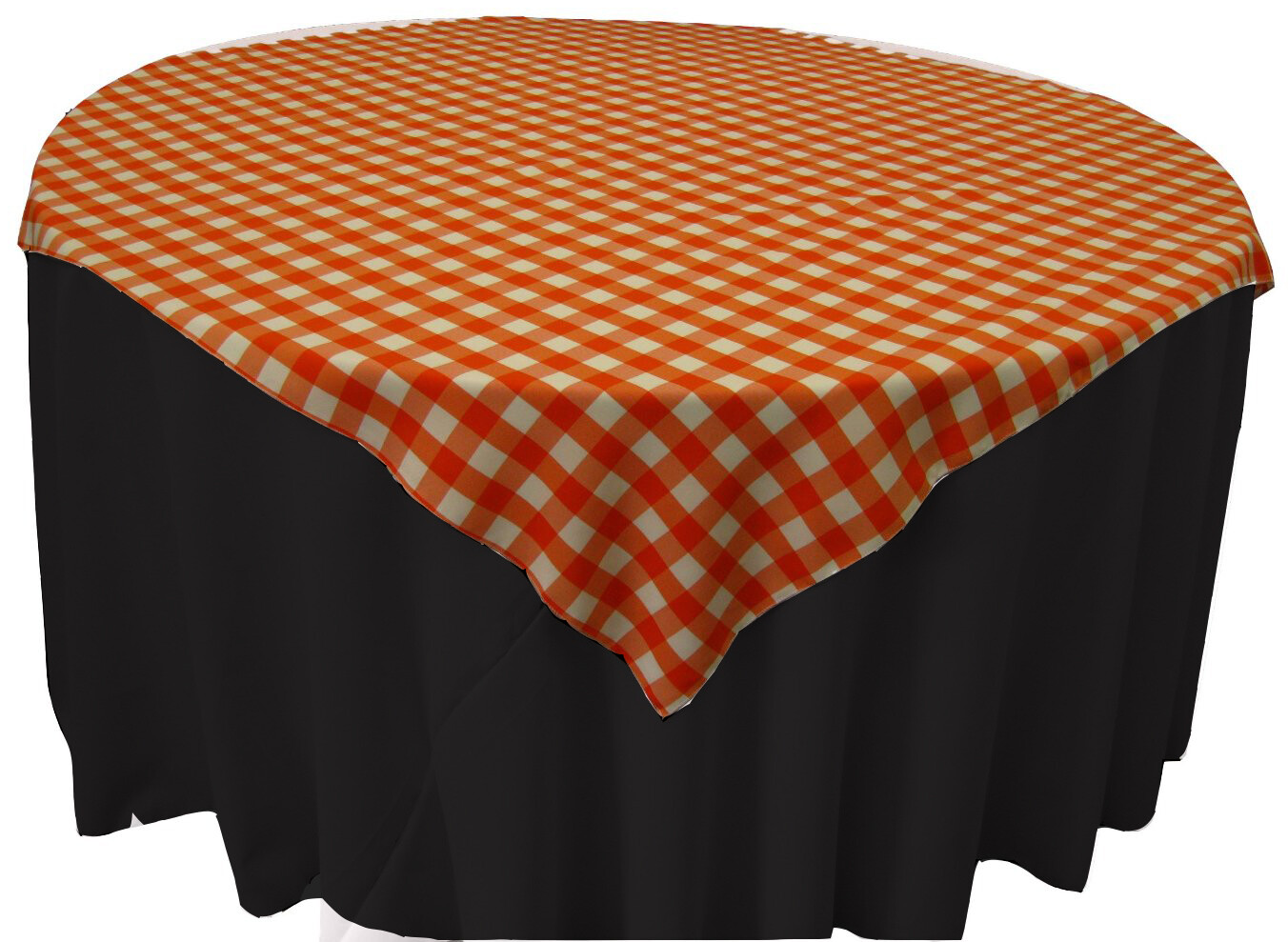 Tablecloth Checkered Overlay 45" By Broward Linens (Variety of Colors ...