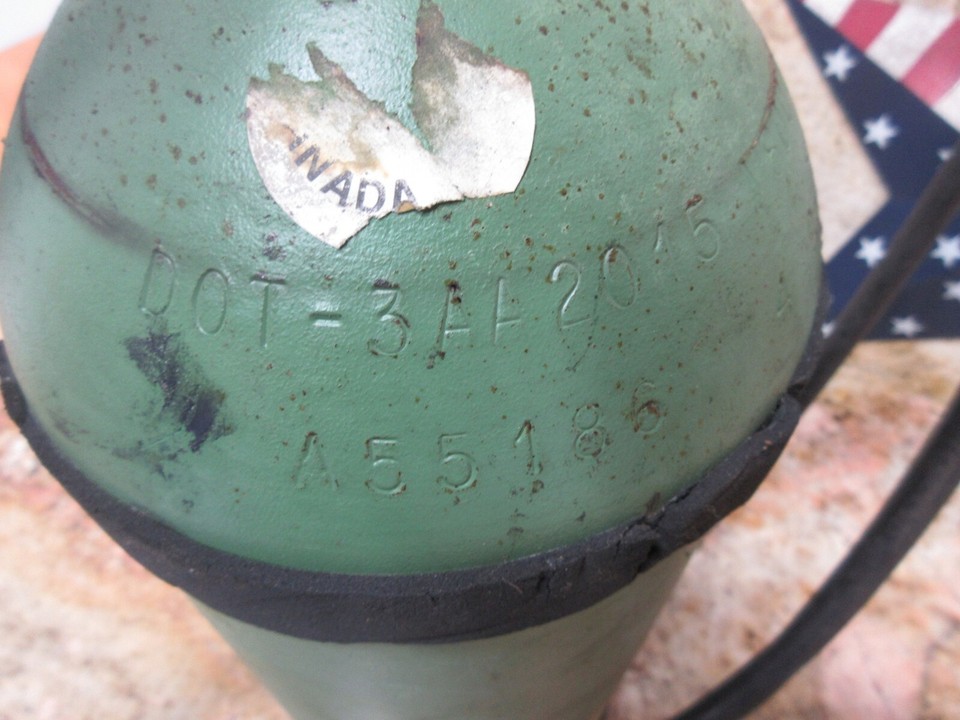 HAAS HS-1 CNC HORIZONTAL MILL OXYGEN CO2 TANK DOT-3AA2015 A551864 STEEL ...