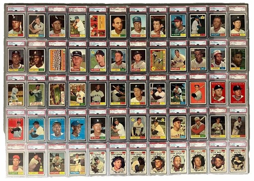 1961 Topps Baseball Complete Set-FANTASTIC EX-MT SET WITH 60 PSA EX-MT ...