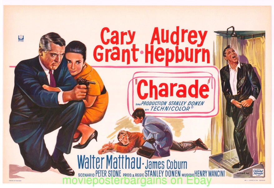 Audrey Hepburn Charade Poster