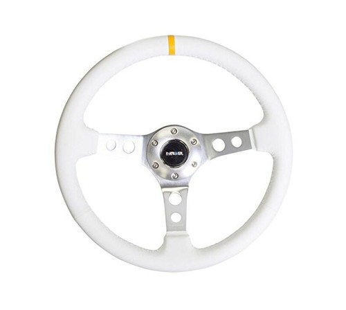 NRG REINFORCED STEERING WHEEL RST-006WT-Y + U.S. PERFORMANCE LAB ...