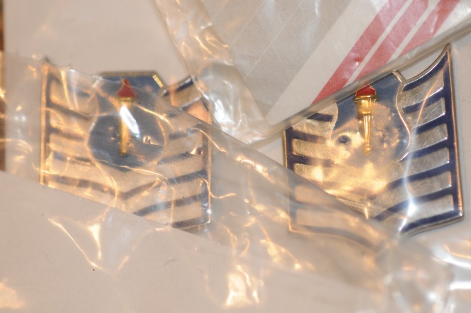 Huge Lot Of Vintage US Air Force USAF Military Insignia Pins Badges NOS ...