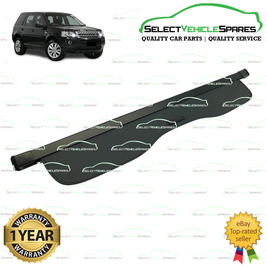 NEW LAND ROVER FREELANDER 2 BLACK BOOT LOAD COVER REAR PARCEL SHELF ...