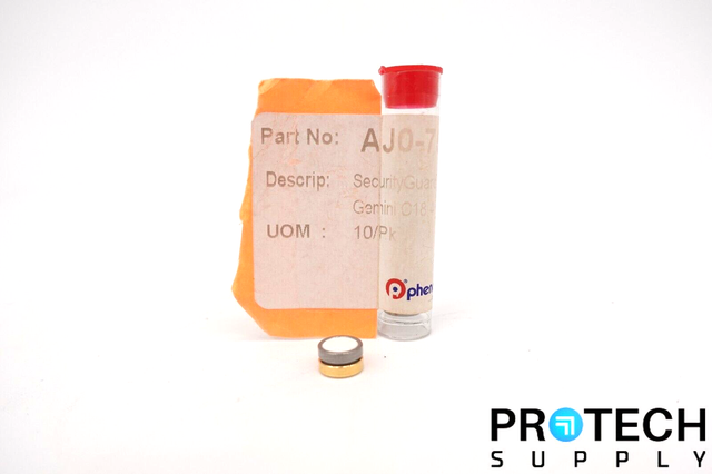 Phenomenex AJ0-7596 SecurityGuard Cartridges Gemini C18 4 .0mm ID 10/Pk ...