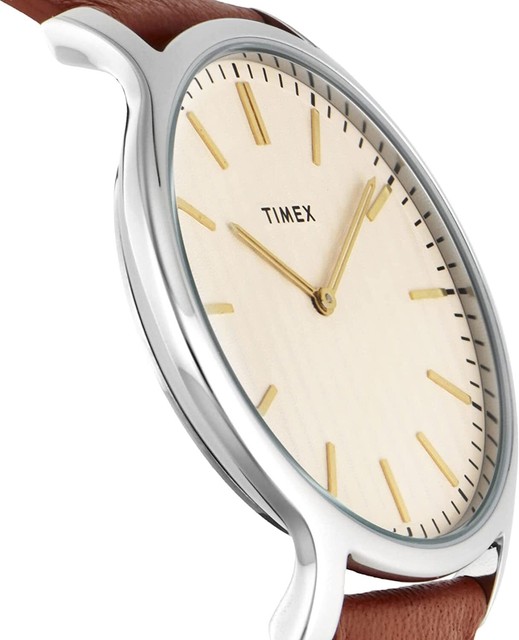 Timex Gallery | Beige Dial | Tan Leather Strap TW2V28200 Watch for sale ...