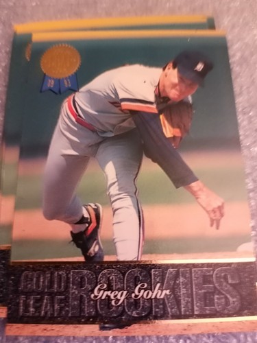 1993 Leaf Series One Gold Leaf Rookies Greg Gohr #6 of 20 | eBay