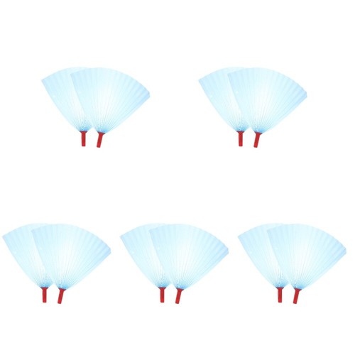 10 pcs Plastic Fans Traditional Hand Fan Chinese Style Handheld Fans ...