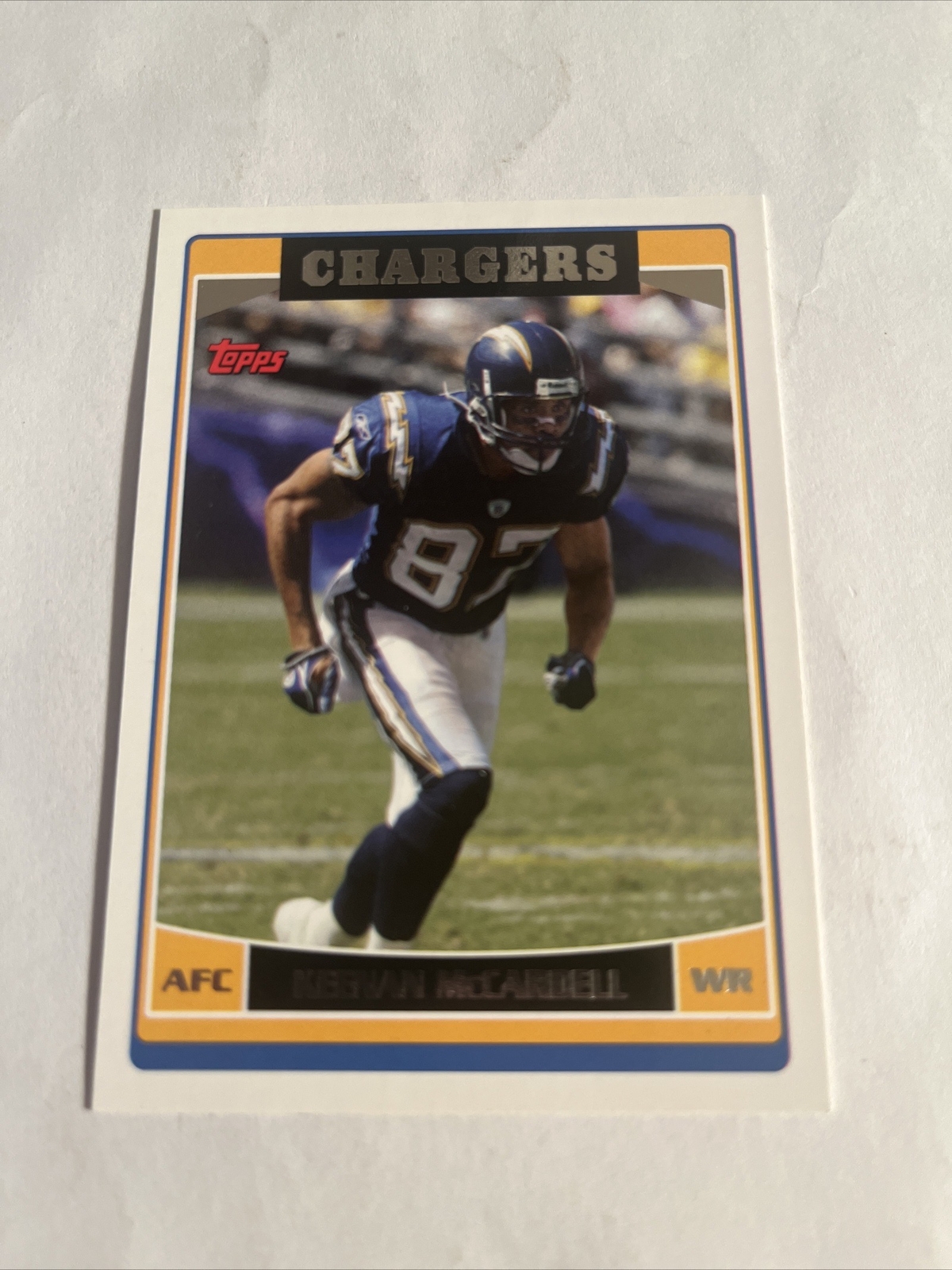 2006 Topps Keenan McCardell #88 San Diego Chargers UNLV | eBay