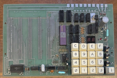 Netronics ELF II ACI-1 Control Panel Board CDP1802 Vintage Retro Gaming ...