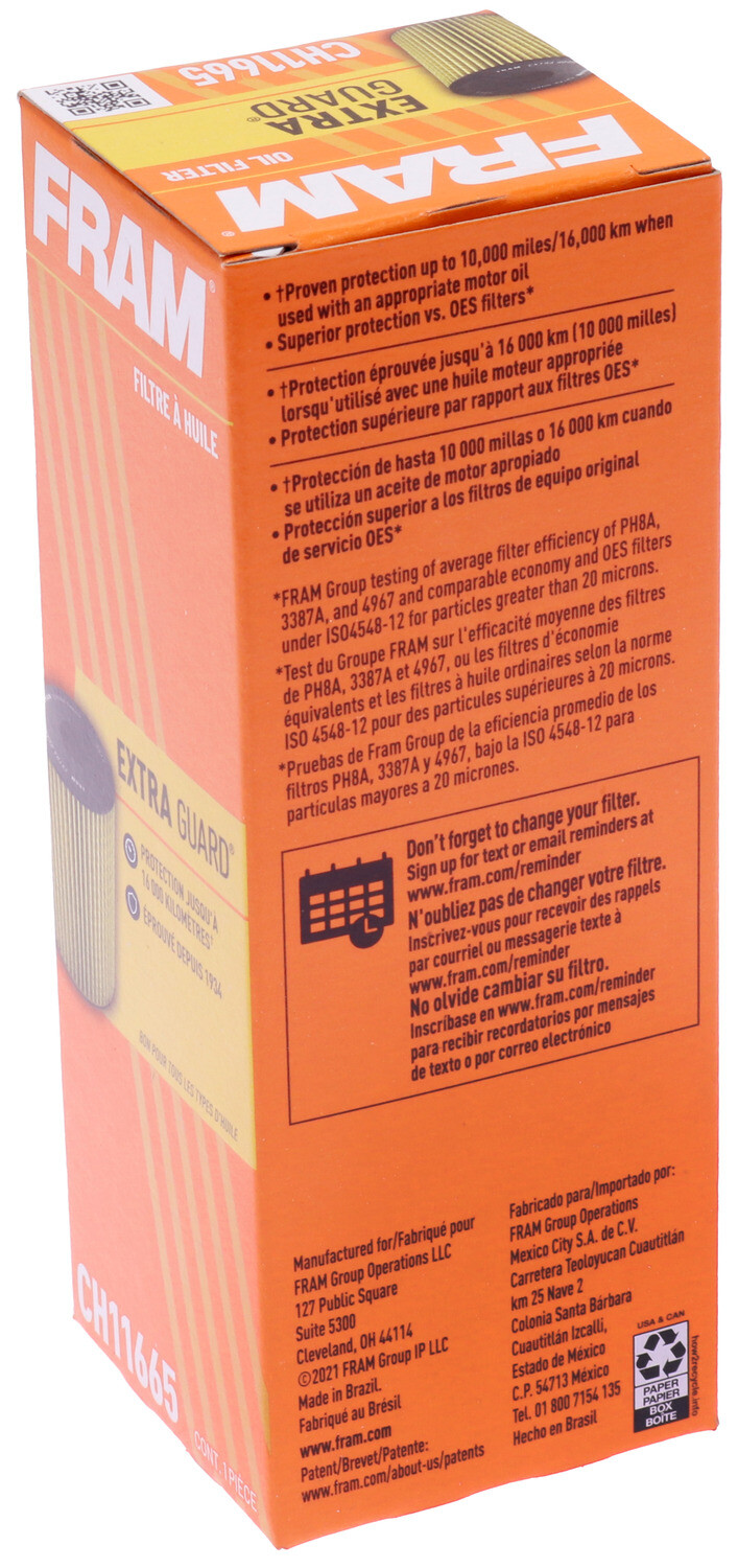 Fram CH11665 - cross reference oil filters | oilfilter-crossreference.com