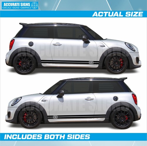 Stickers for Mini side stripes Decals Vinyl Graphics R56 R50 R55 F56 ...