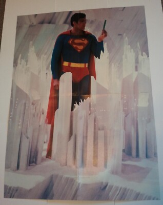 Superman Poster #34 Fortress of Solitude w/ Kryptonite Shard ...