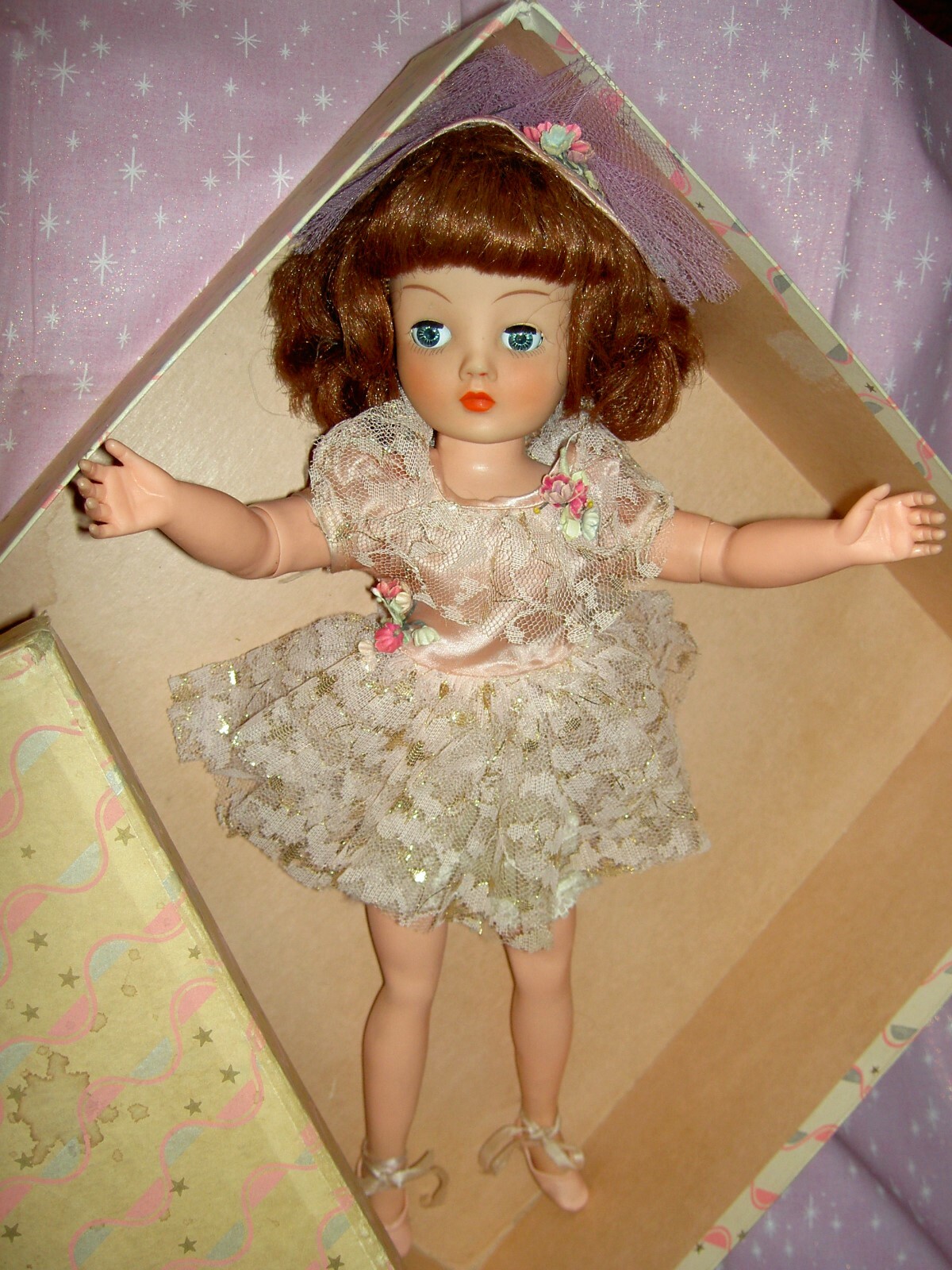 Alexander tagged, ELISE hard plastic ballerina doll in original ballet ...